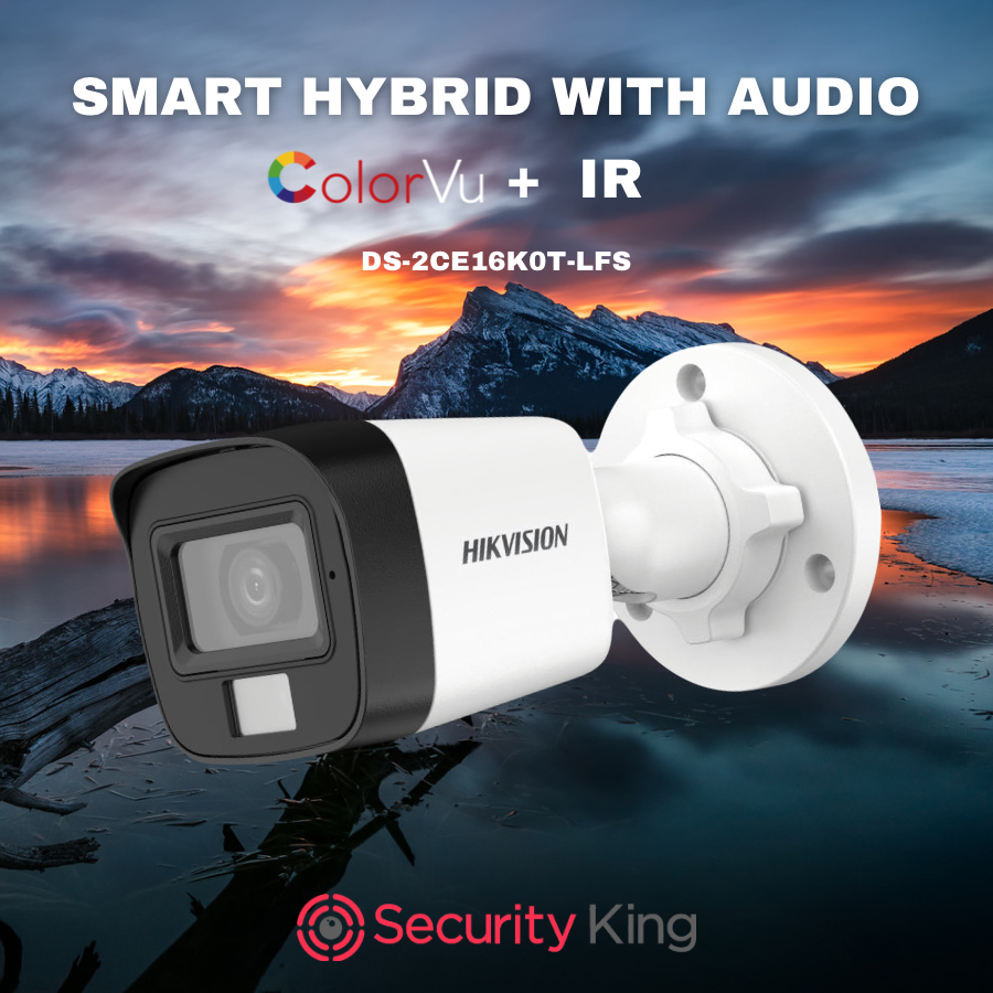 Hikvision 5MP 3K Smart Hybrid Bullet Audio Camera - SecurityKing