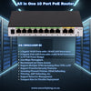 Hikvision All in One 10 Port PoE Router - SecurityKing