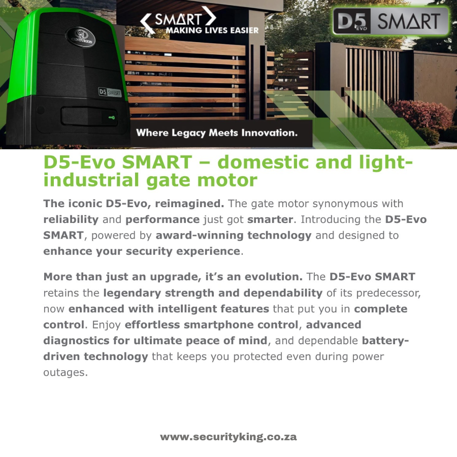 Centurion D5 Evo Smart Gate Motor Kit - SecurityKing