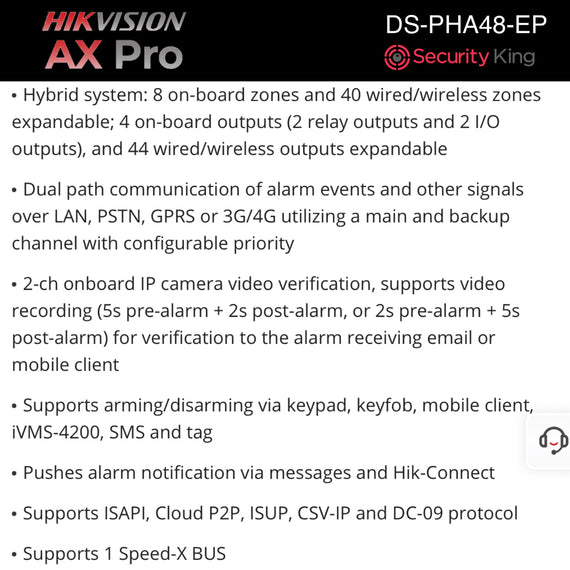 Hikvision Wireless AX Pro Alarm - Shop Online Now - SecurityKing