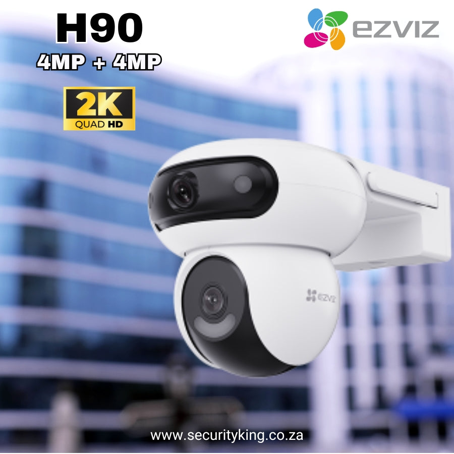 EZVIZ H90 Dual 4MP - Dual-Lens Pan & Tilt Wi-Fi Camera - SecurityKing