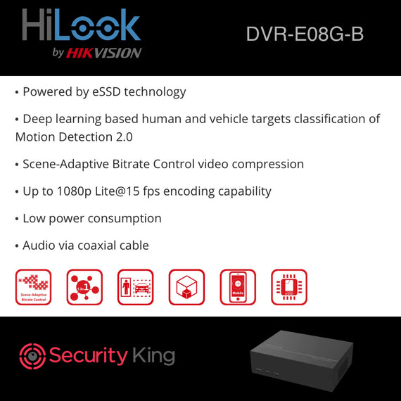 HiLook 2MP Audio Smart Hybrid IP Bullet Camera – SecurityKing