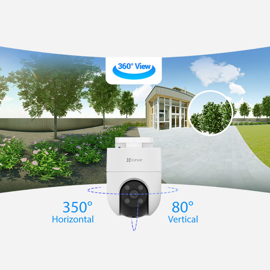 EZVIZ H8C Pro 2K (3MP) AI Pan & Tilt Wi-Fi Camera - SecurityKing