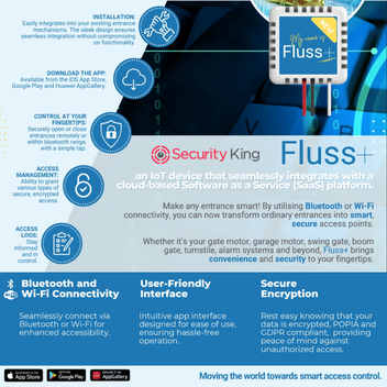 Fluss+ WiFi & Bluetooth Controller – SecurityKing