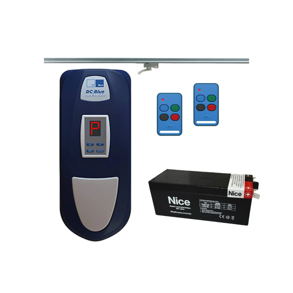 NICE Dc Blue Advance Garage Motor Sectional Kit 3.2m - SecurityKing