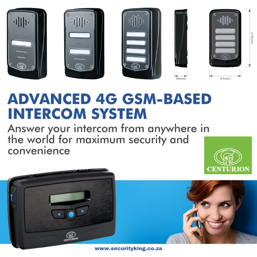 Centurion G-Speak Ultra 4G Intercom Kit - 2 Button – SecurityKing