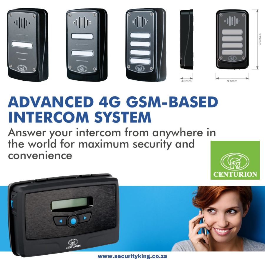 Centurion G-Speak Ultra 4G Intercom Kit - 4 Button - SecurityKing