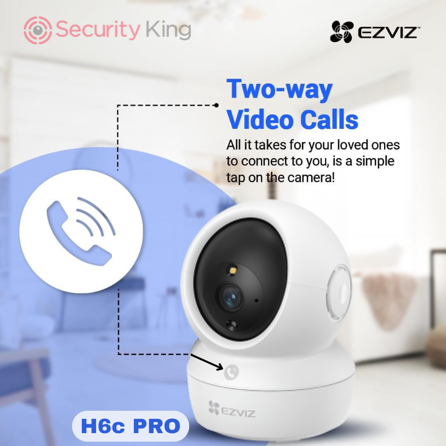 EZVIZ H6c Pro 2K 3MP - Smart AI - SecurityKing