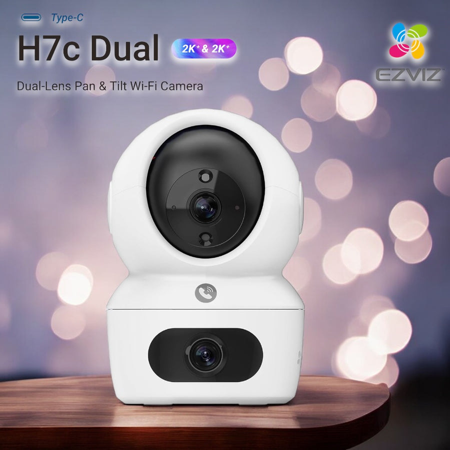 EZVIZ H7c 2K Dual-Lens Pan & Tilt Wi-Fi Camera - SecurityKing