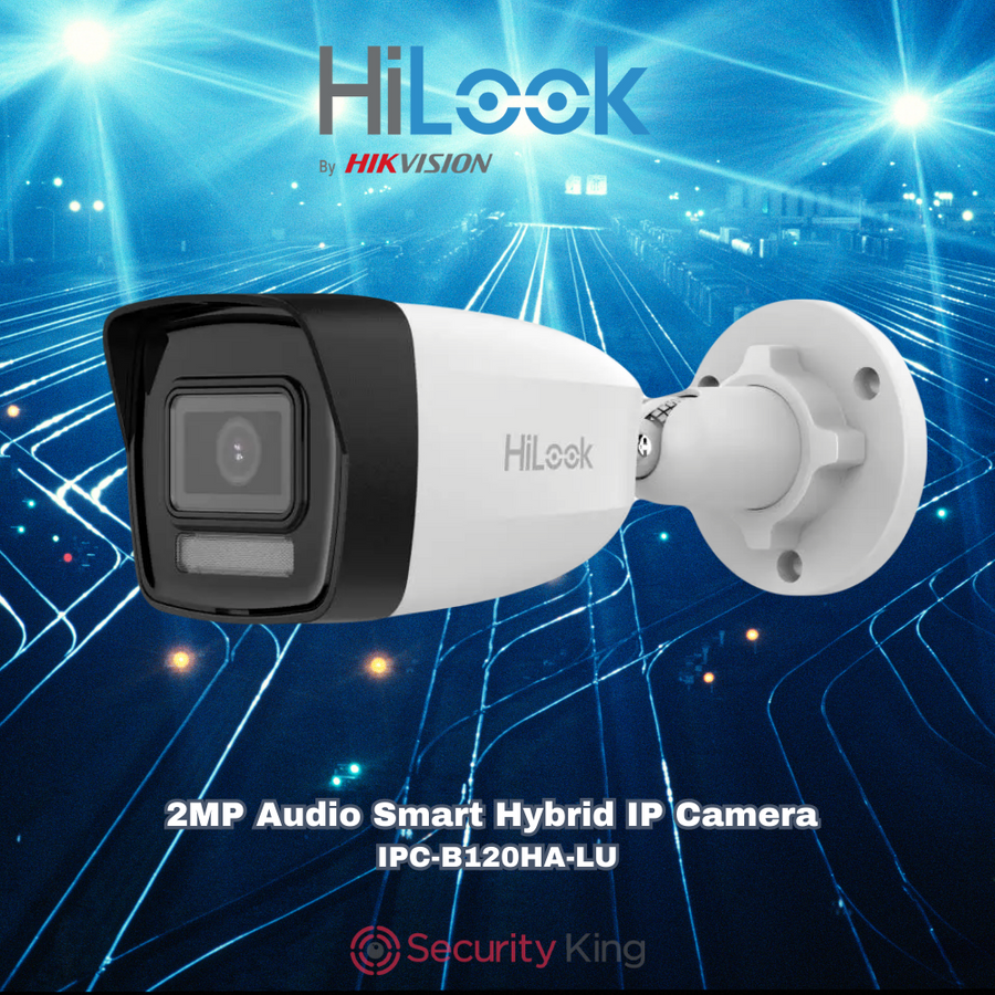 HiLook 2MP Audio Smart Hybrid IP Bullet Camera - SecurityKing