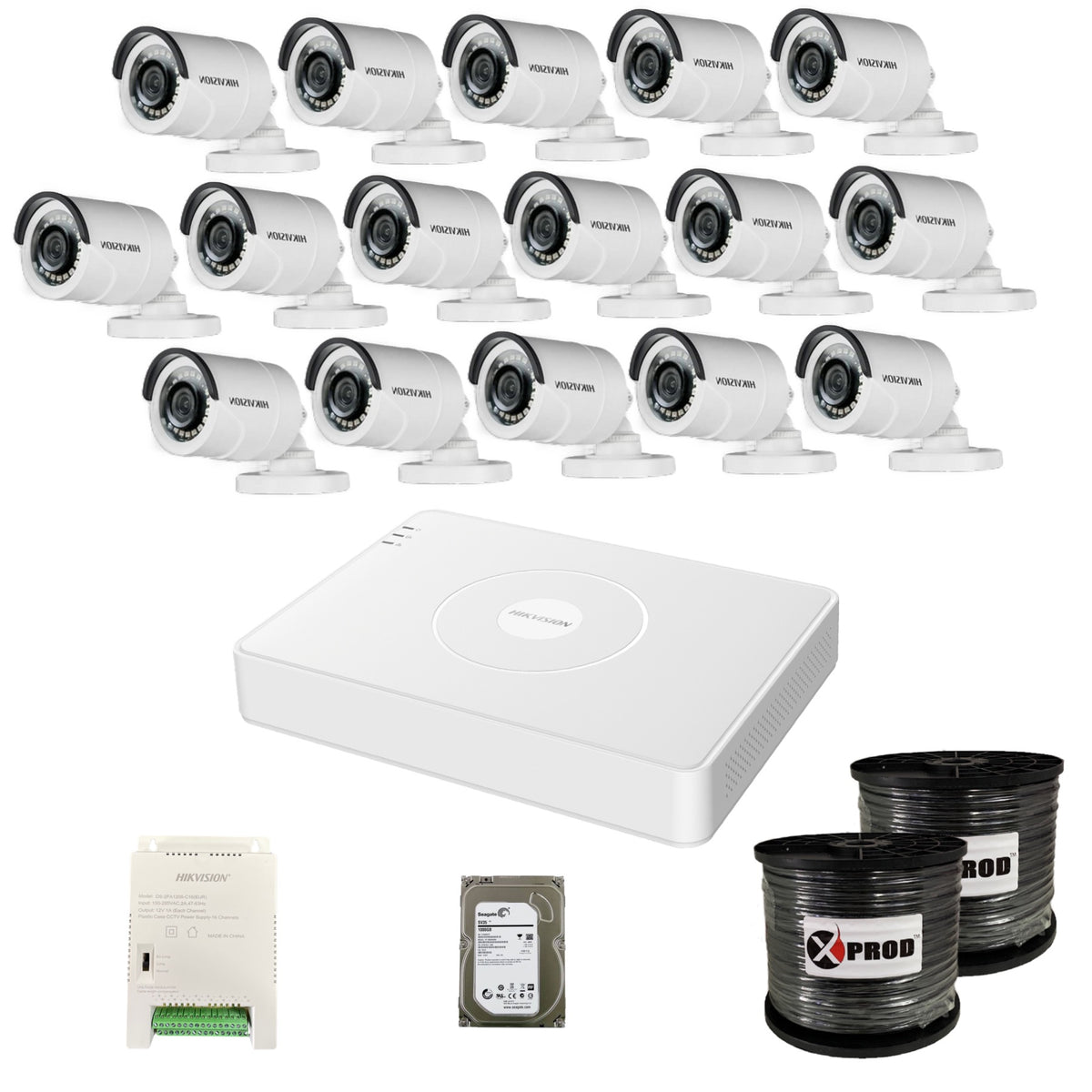 Hikvision 16 Channel CCTV Kit – SecurityKing