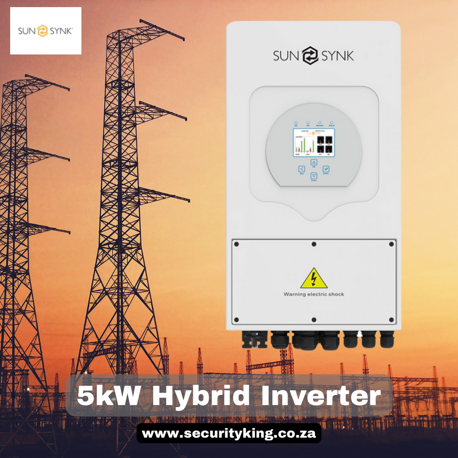 Sunsynk 5Kw Hybrid Inverter 48V - SecurityKing