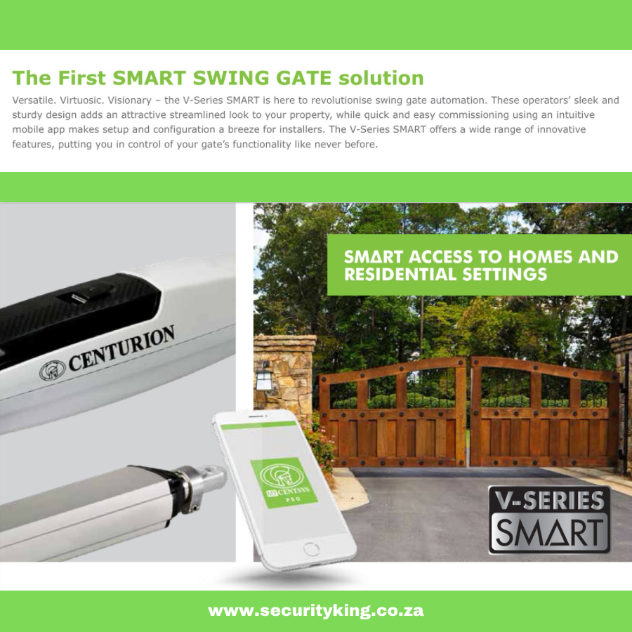 Centurion Vantage Smart 500 Double Swing Gate Motor Kit - SecurityKing