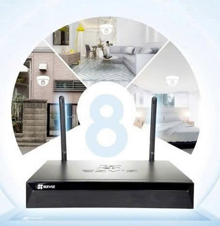 EZVIZ X5S 8 Channel Wireless NVR with HDMI & VGA Output - SecurityKing