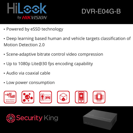 HiLook 32 Channel DVR - 1080P - SecurityKing