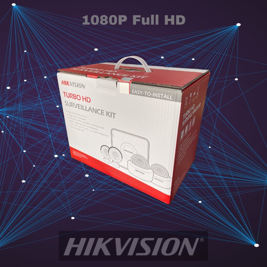 Hikvision 4 Channel 1080P DIY CCTV Kit - SecurityKing