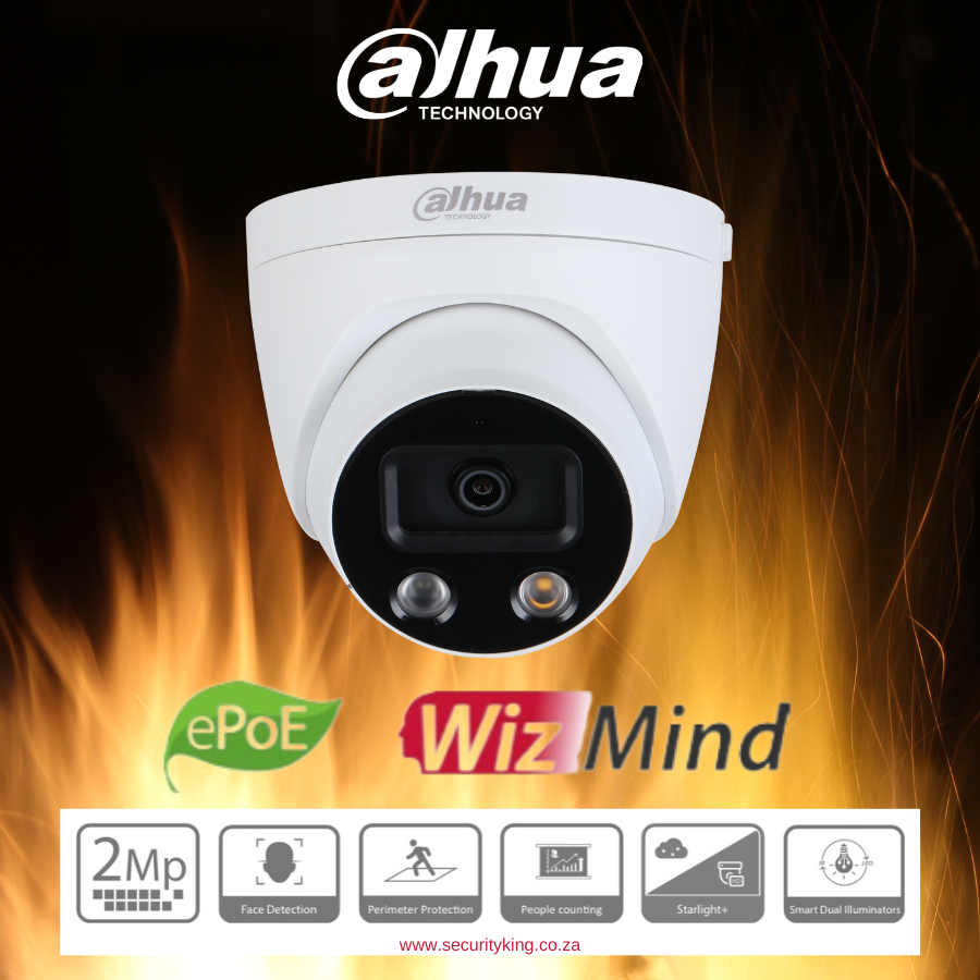 Dahua 2MP Fixed-focal Dome WizMind Network Camera - SecurityKing