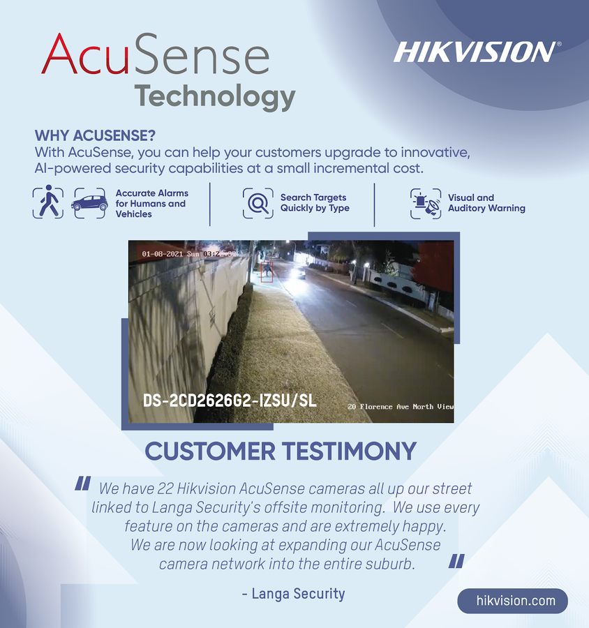 Hikvision 2MP AcuSense Motorized Varifocal Bullet Network Camera ...