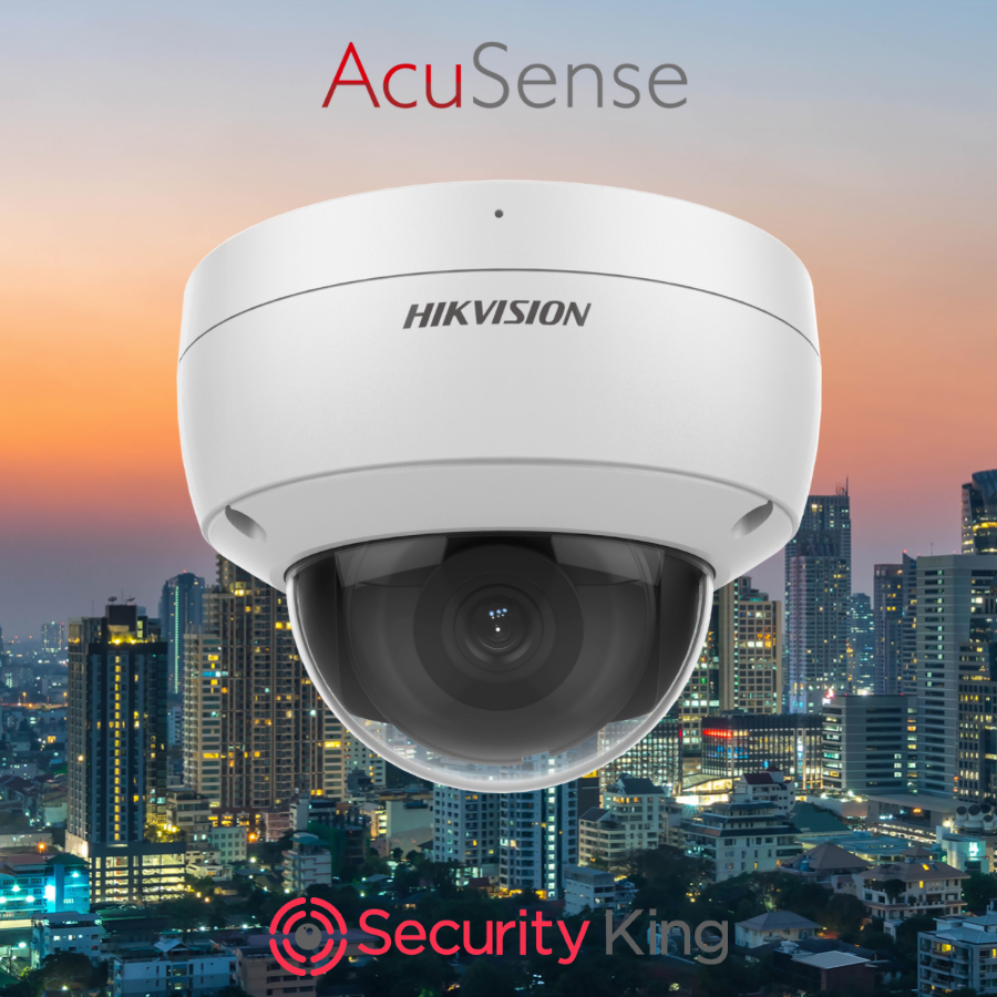 Hikvision 2MP AcuSense Fixed Dome Network Camera – SecurityKing
