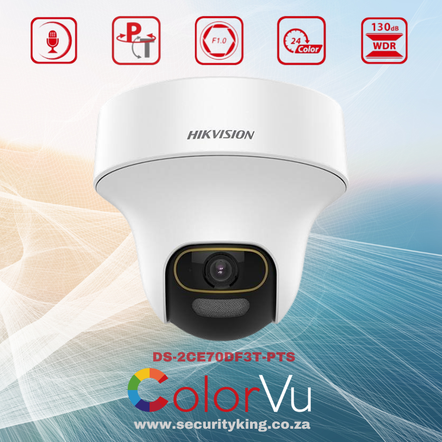 Hikvision 2MP ColorVu Indoor Audio Fixed PT Camera - SecurityKing