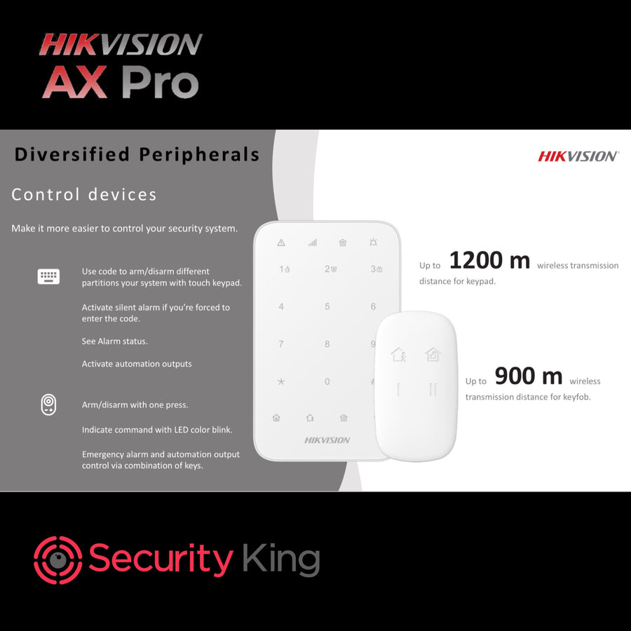 Hikvision AX PRO Wireless Keyfob - SecurityKing