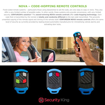 Centurion Nova 1 Button Remote – SecurityKing