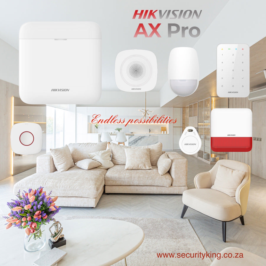 Hikvision AX PRO 64 Zone Wireless Control Panel Kit DS-PWA64-KIT-WE ...