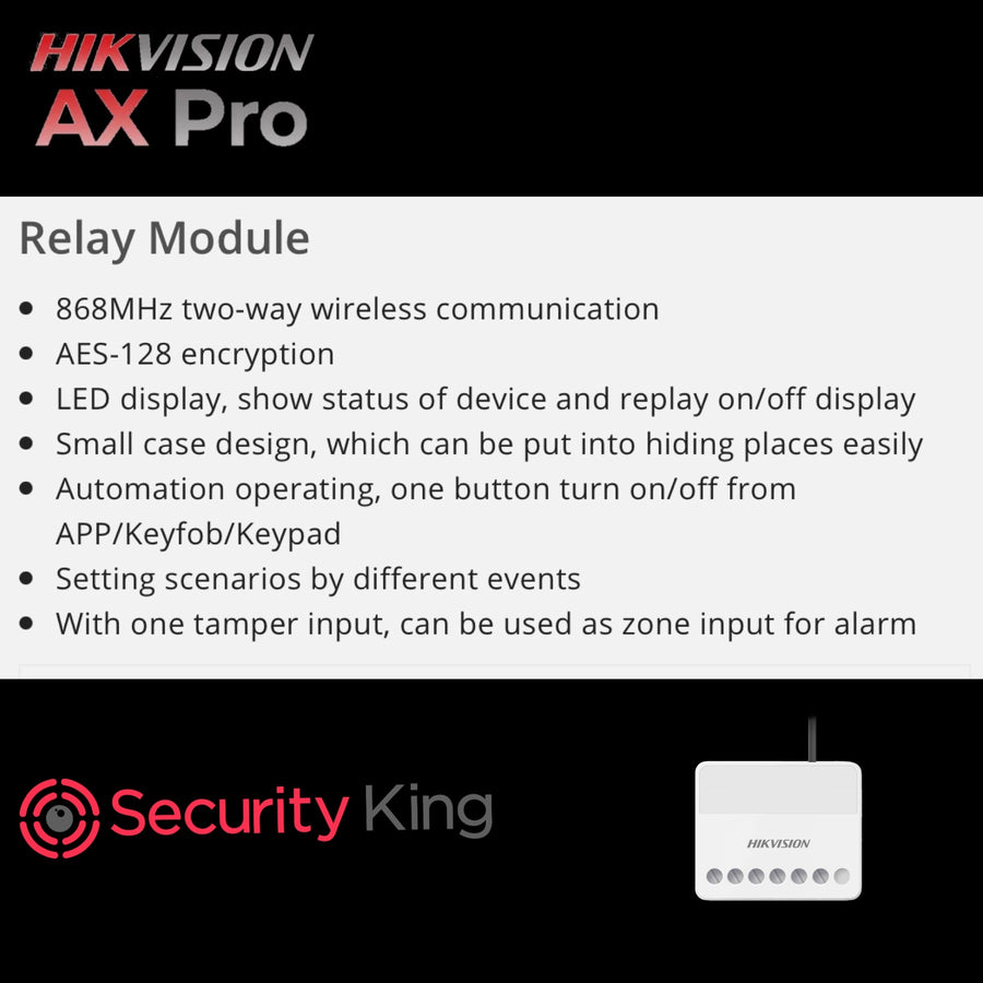 Hikvision AX PRO Relay Module - SecurityKing