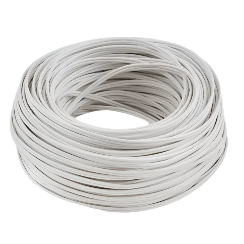 Rip Cord Cable 0.5mm - White - SecurityKing