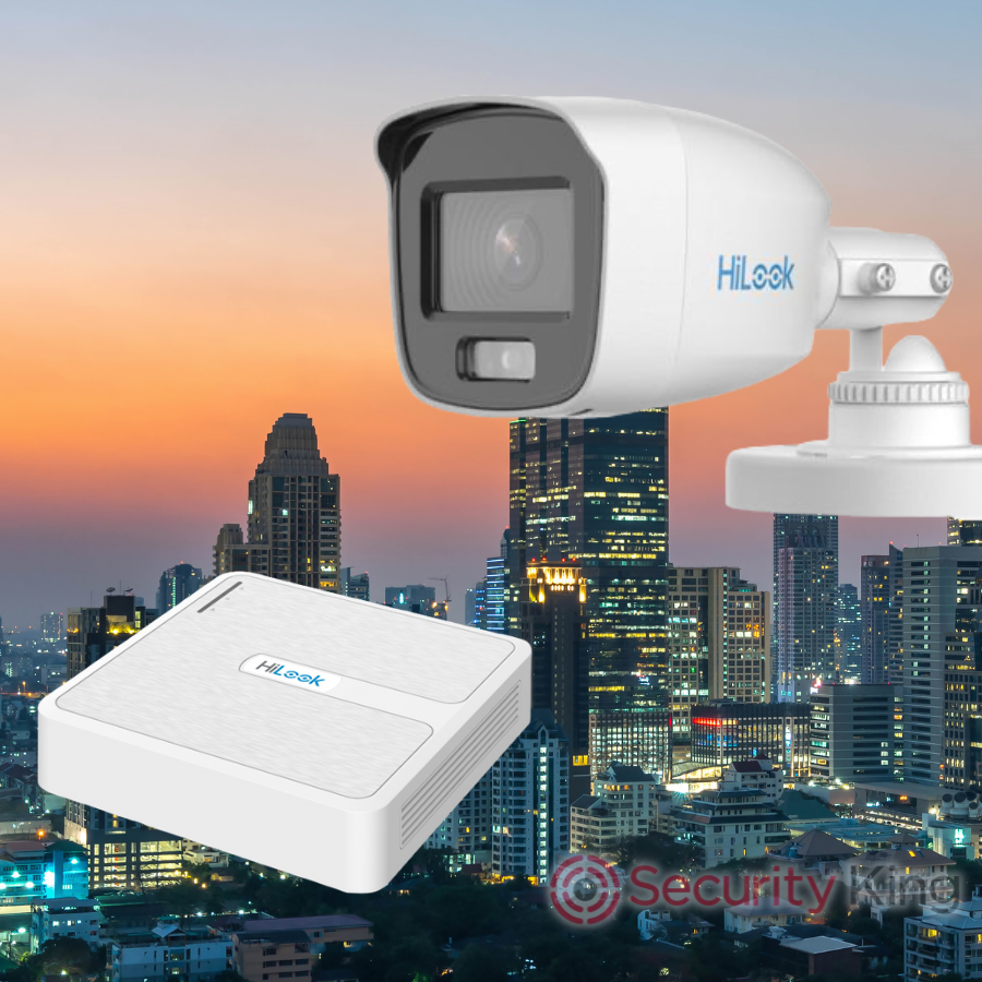 HiLook 4 Channel 1080p ColorVu Complete Kit - SecurityKing