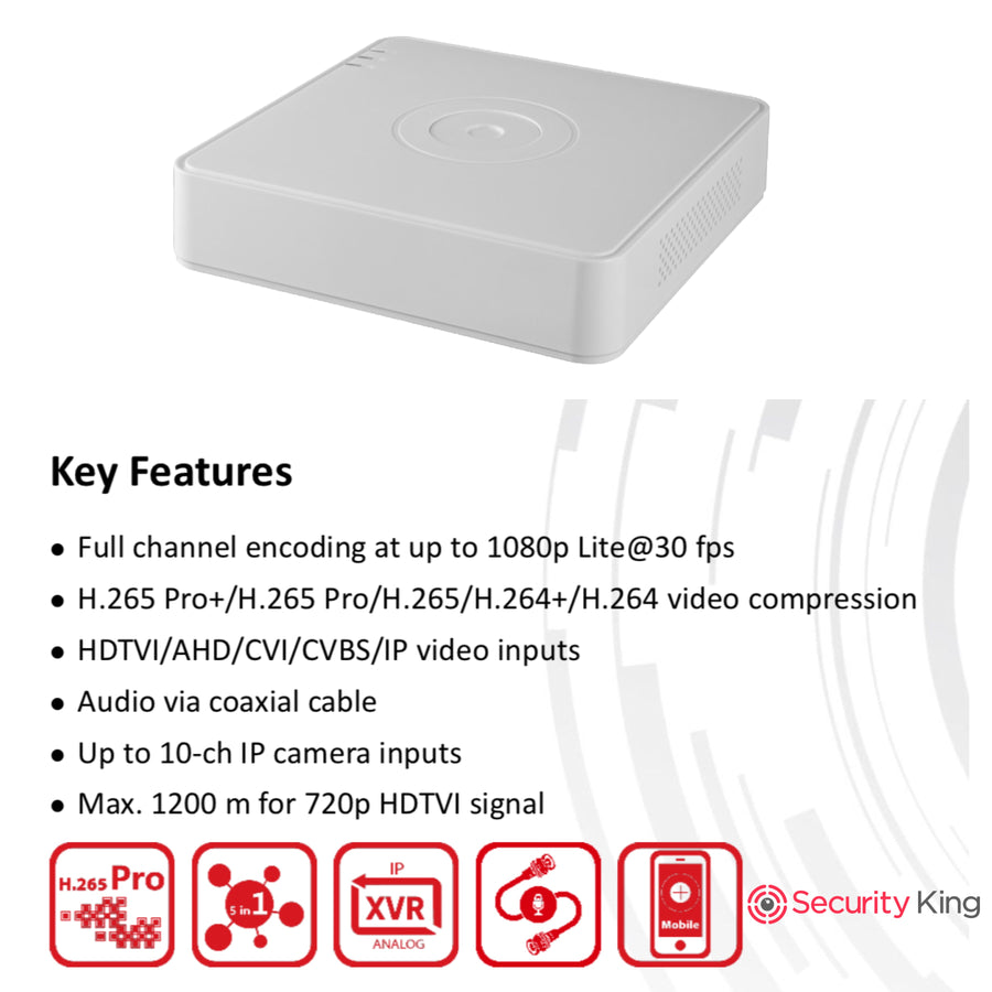 Hikvision 8 Channel 1080p ColorVu Complete Kit - SecurityKing